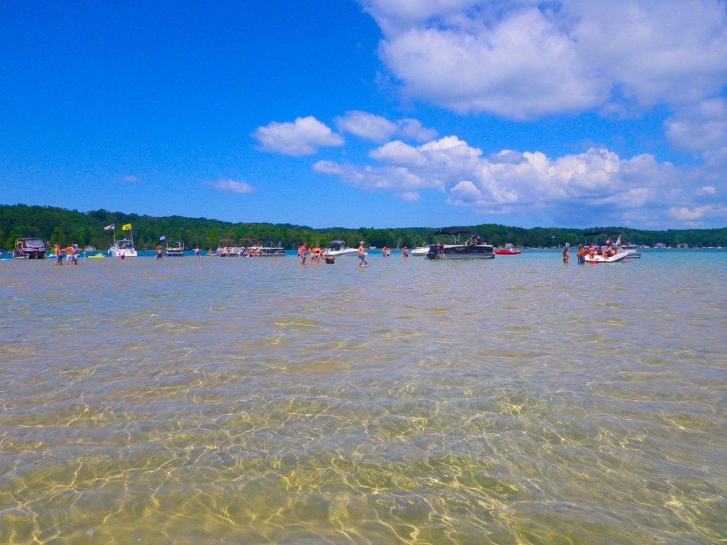 Torch Lake Sandbar | Louise and Claire